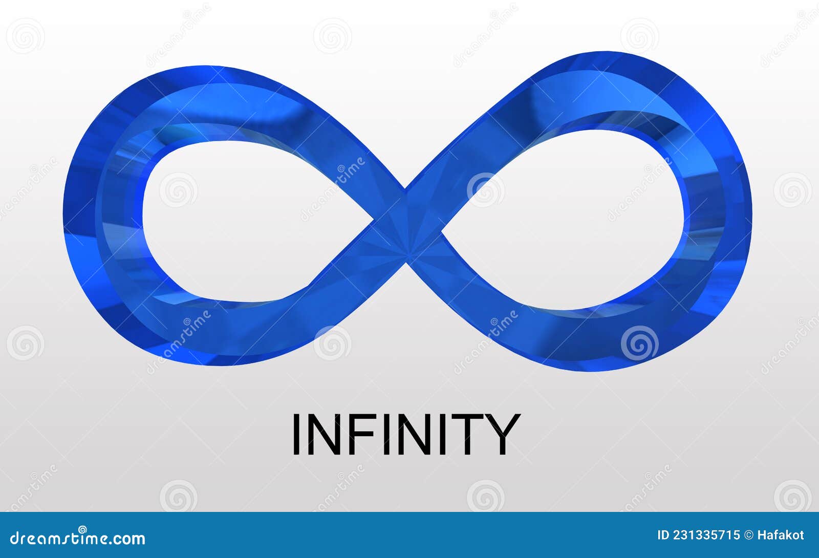 INFINITY - Mathematical Concept Stock Illustration - Illustration of ...