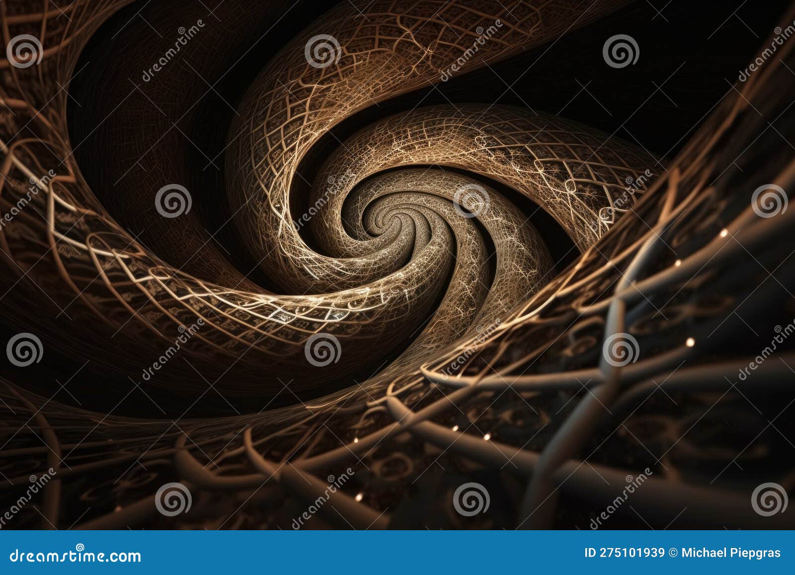 The Infinity of Mathematics Created with Generative AI Technology Stock ...