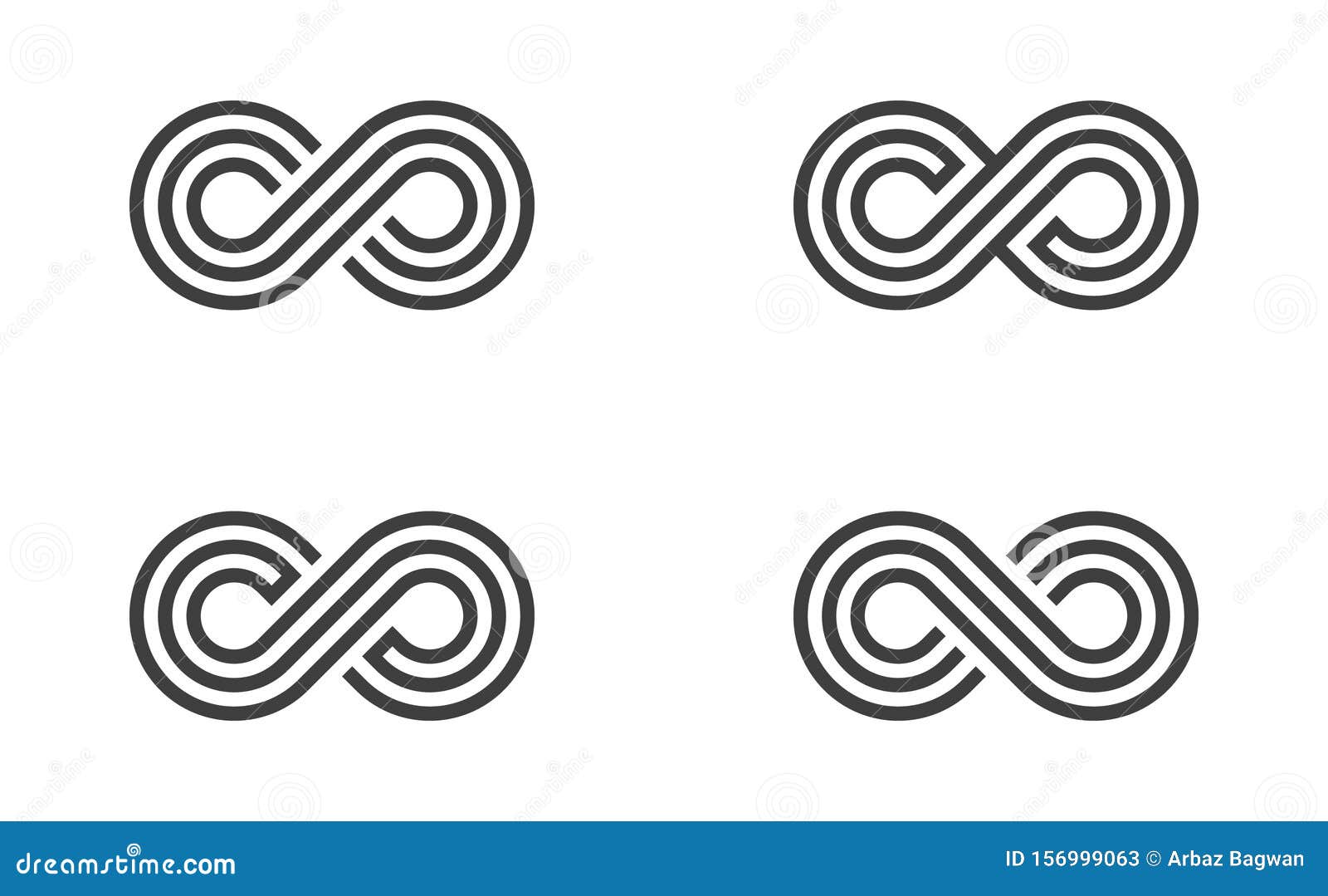 Infinity Maths Symbol Logo Icon Stock Vector - Illustration of flat ...
