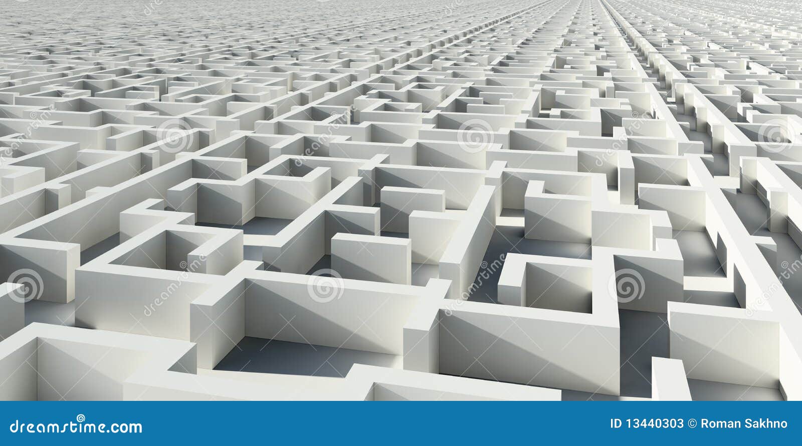 Infinity maze stock illustration. Illustration of strategy - 13440303