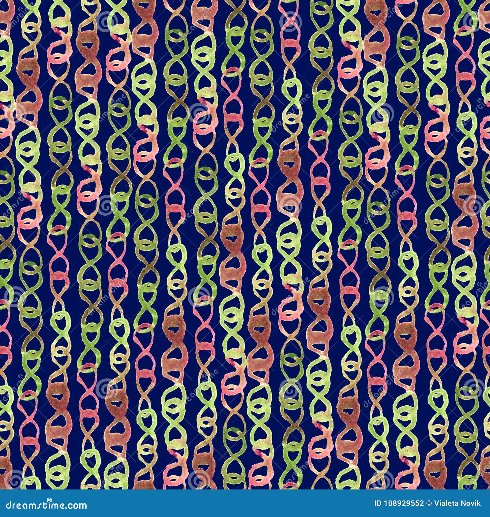 Infinity Minimal Pattern. Geometric Watercolour Seamless Endless Print ...