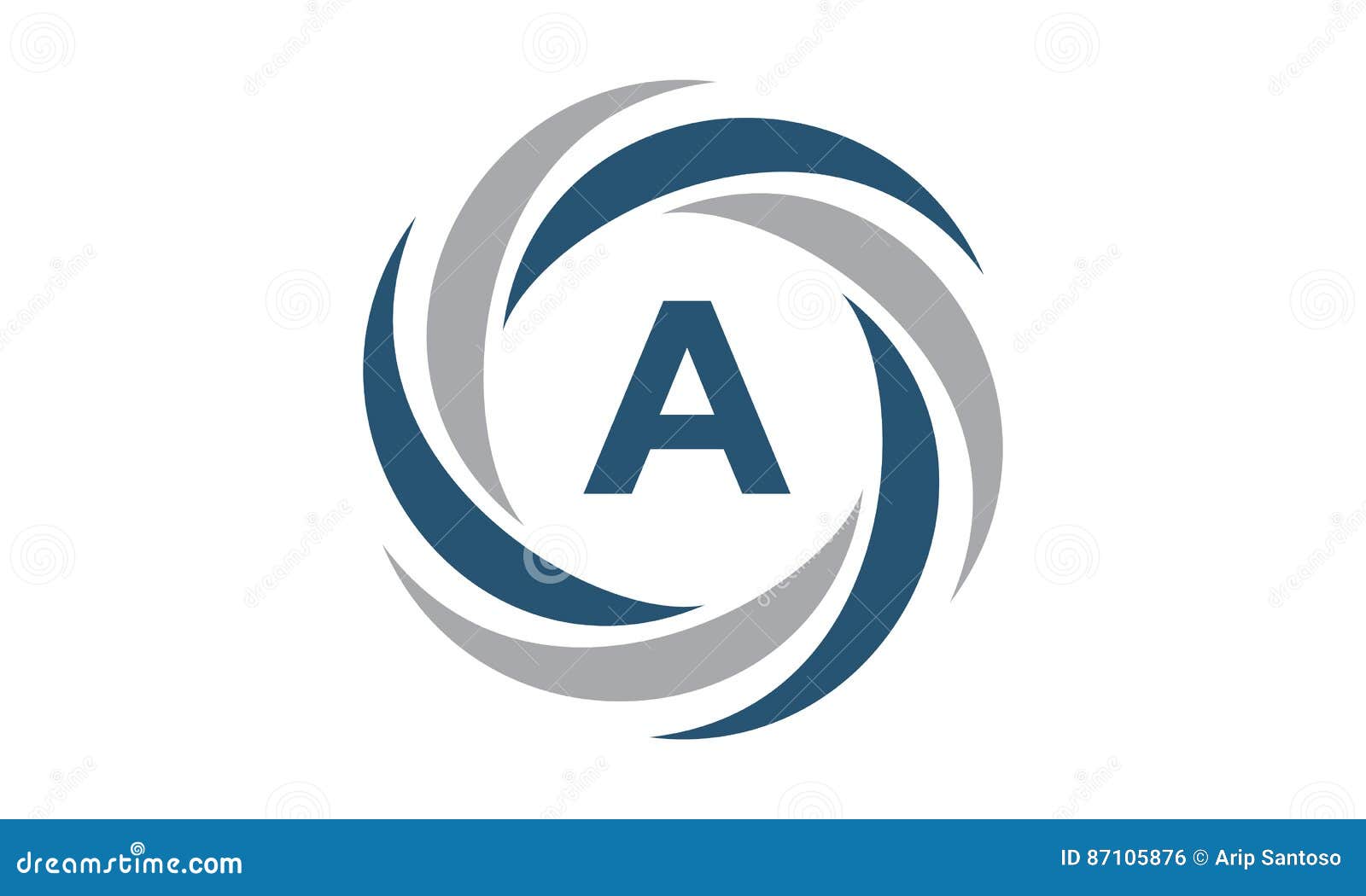 Infinity Motion Solution Initial a Stock Vector - Illustration of ...