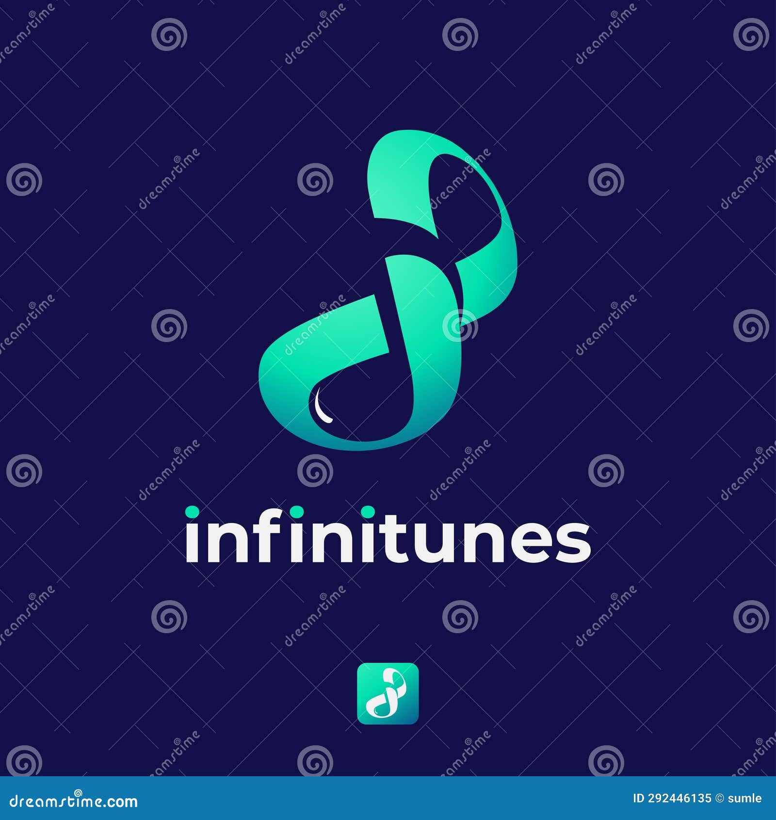 Music - Infinity Symbol. Repetition And Unlimited Cyclicity Sign ...