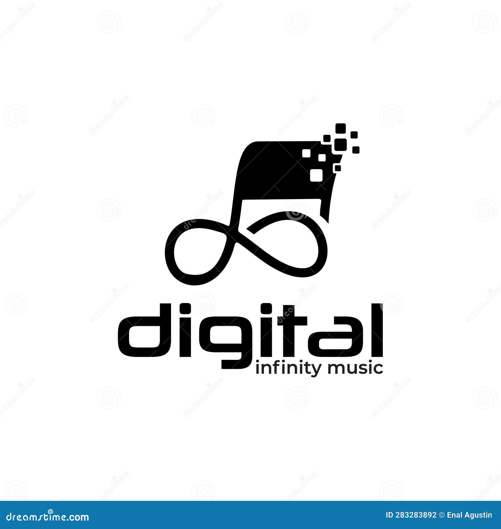 Music - Infinity Symbol. Repetition And Unlimited Cyclicity Sign ...