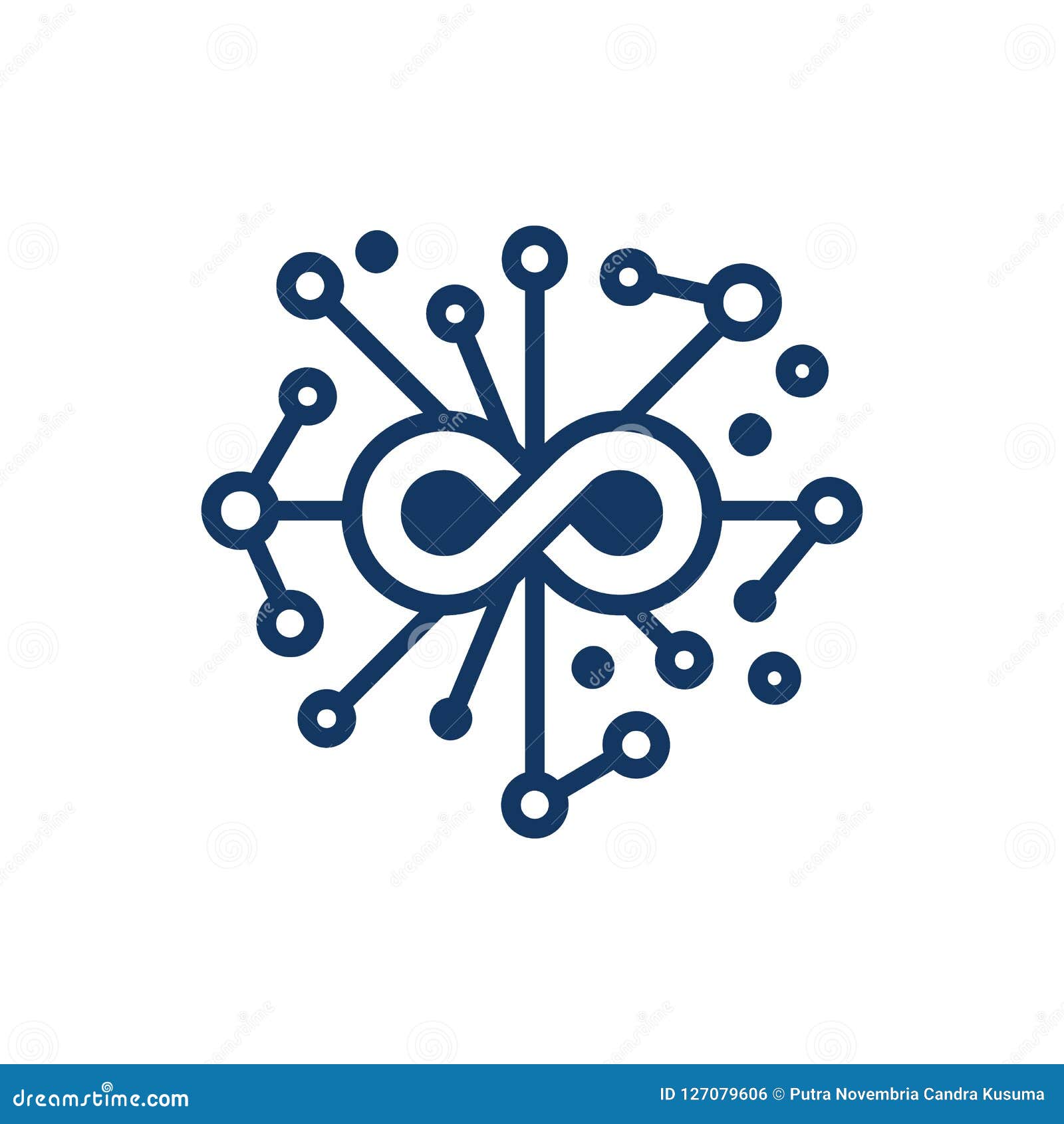 Infinity Network Logo Icon Design Stock Vector - Illustration of ...