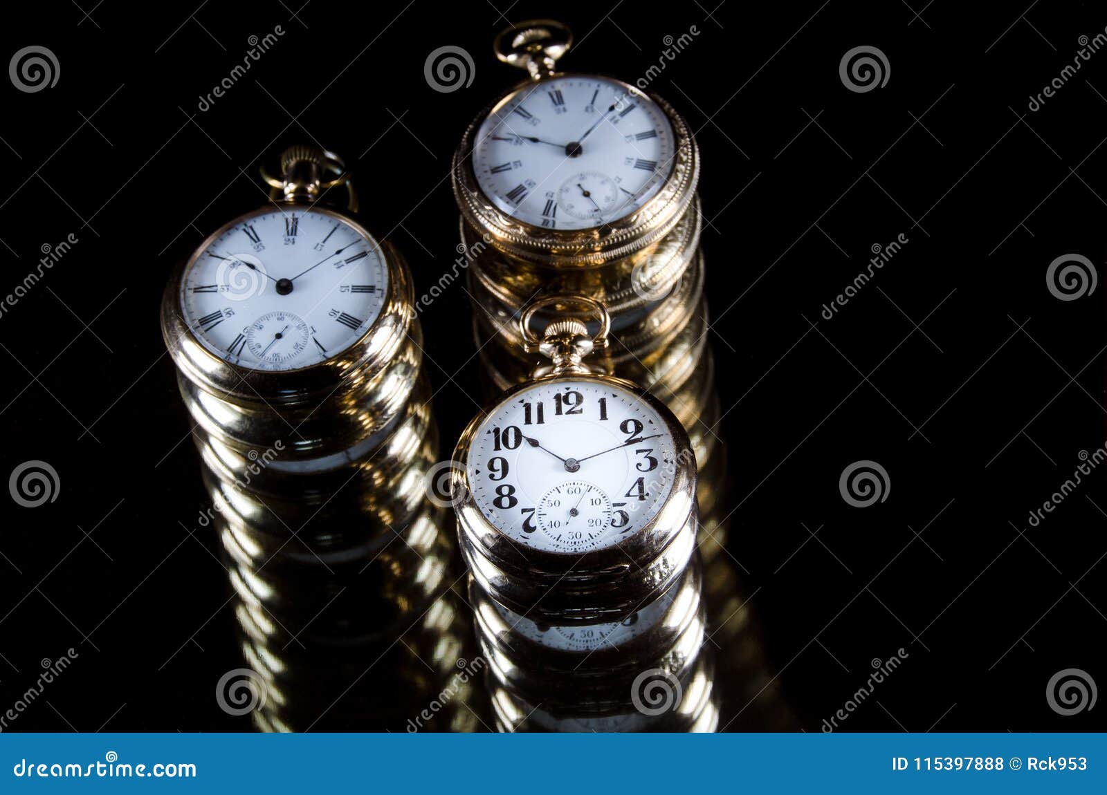 Infinity and the Never Ending Progression of Time Stock Photo - Image ...