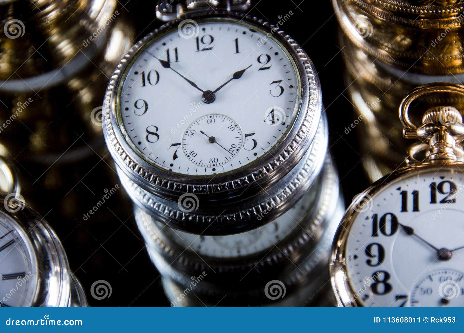 Infinity and the Never Ending Progression of Time Stock Image - Image ...