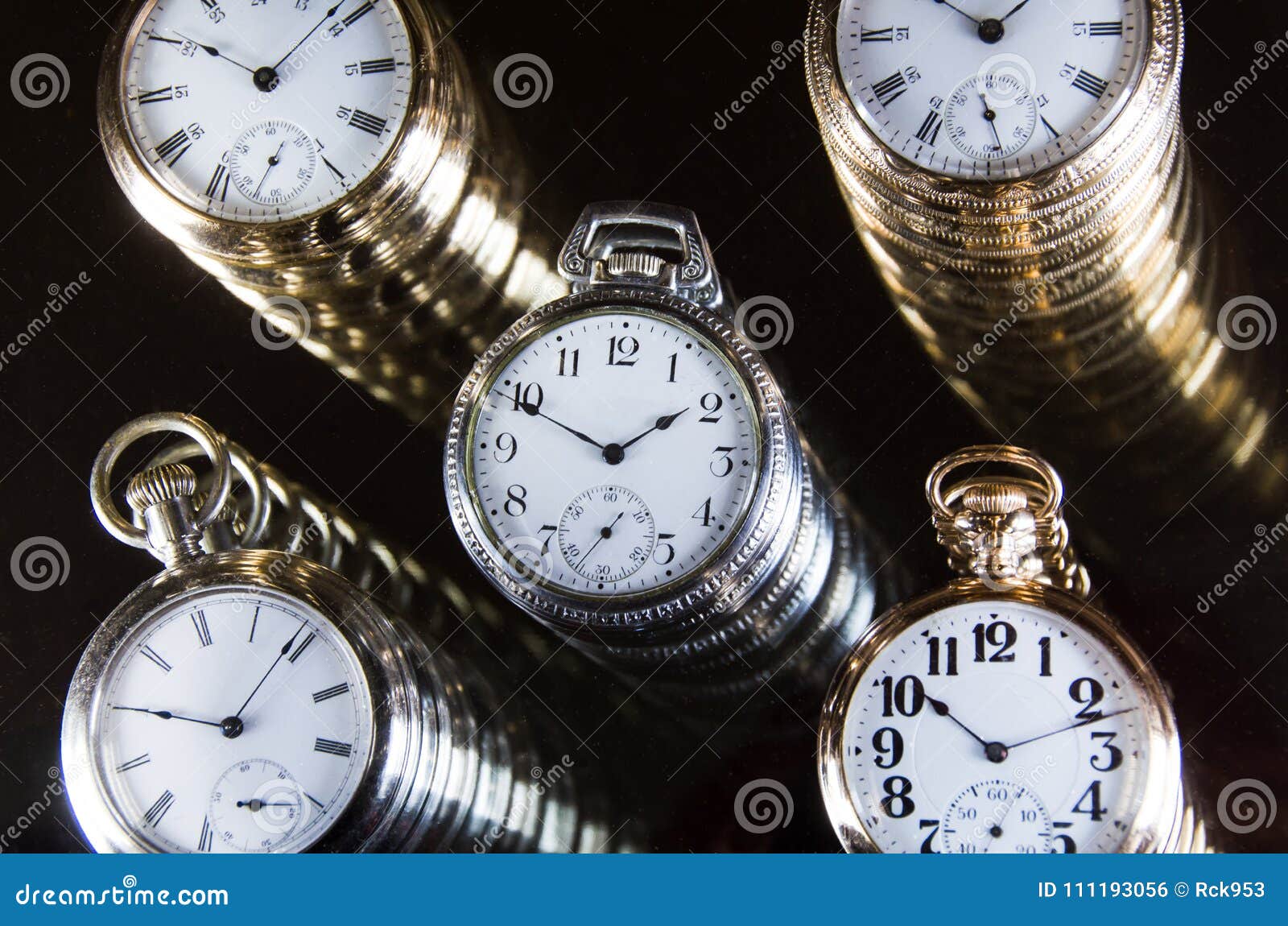 Infinity and the Never Ending Progression of Time Stock Photo - Image ...