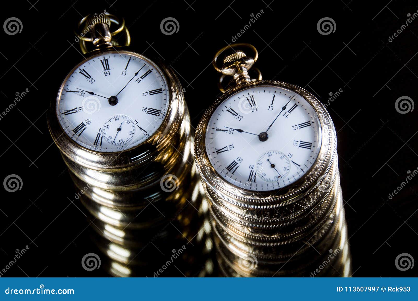 Infinity and the Never Ending Progression of Time Stock Image - Image ...