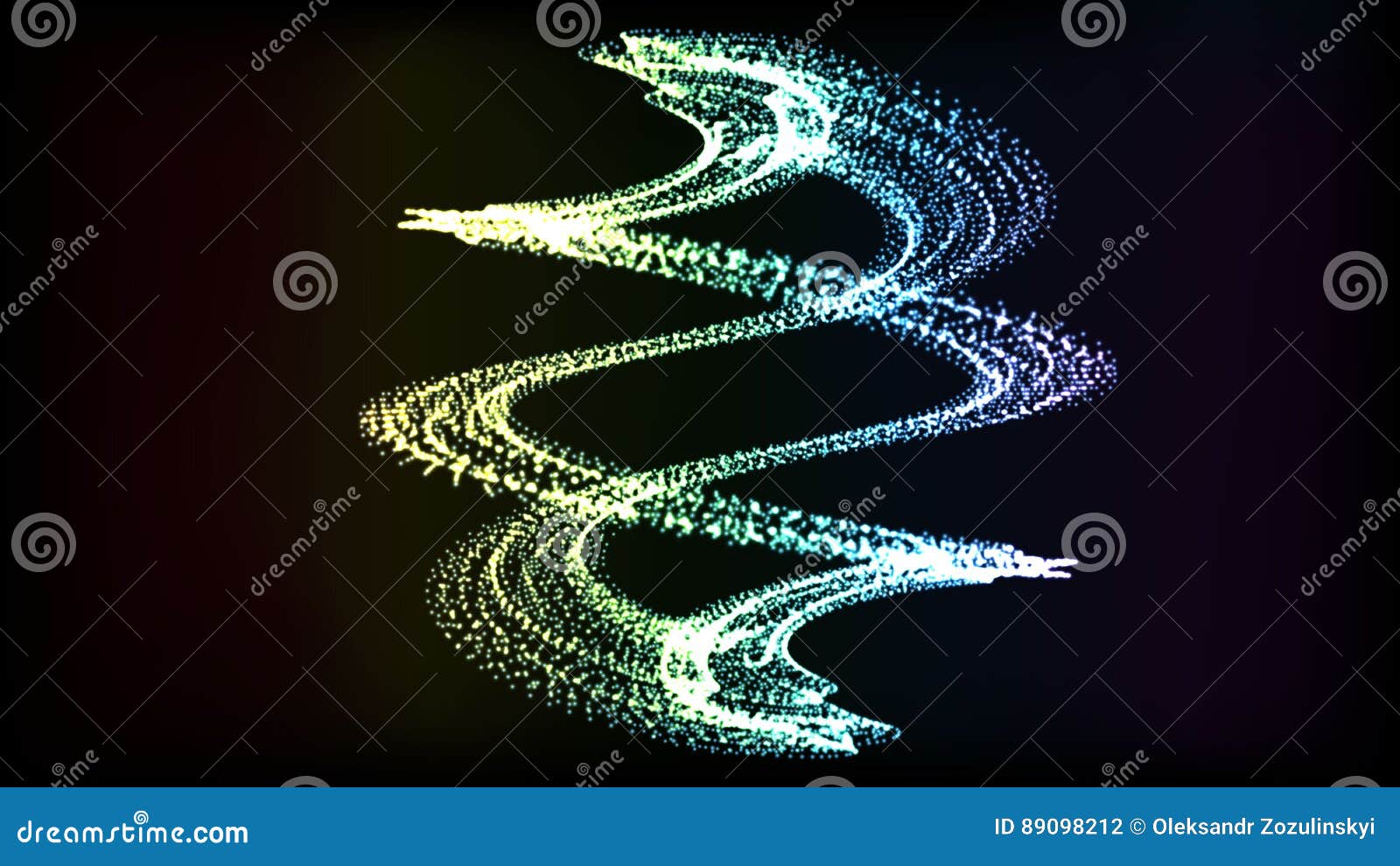 Infinity Object. Abstract Futuristic Digital Technology Background ...