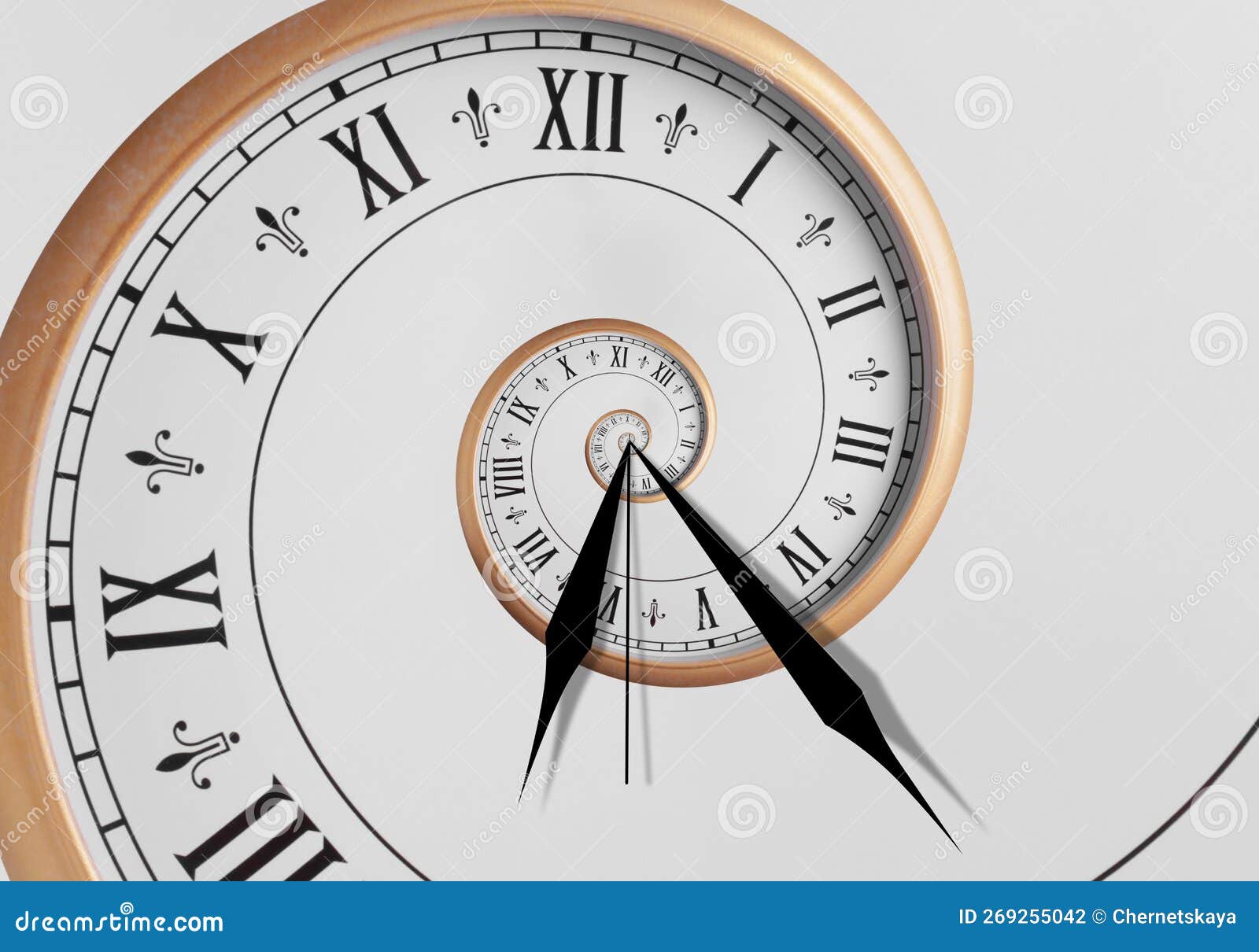 Infinity and Other Time Related Concepts. Clock Hands and Twisted Hour ...