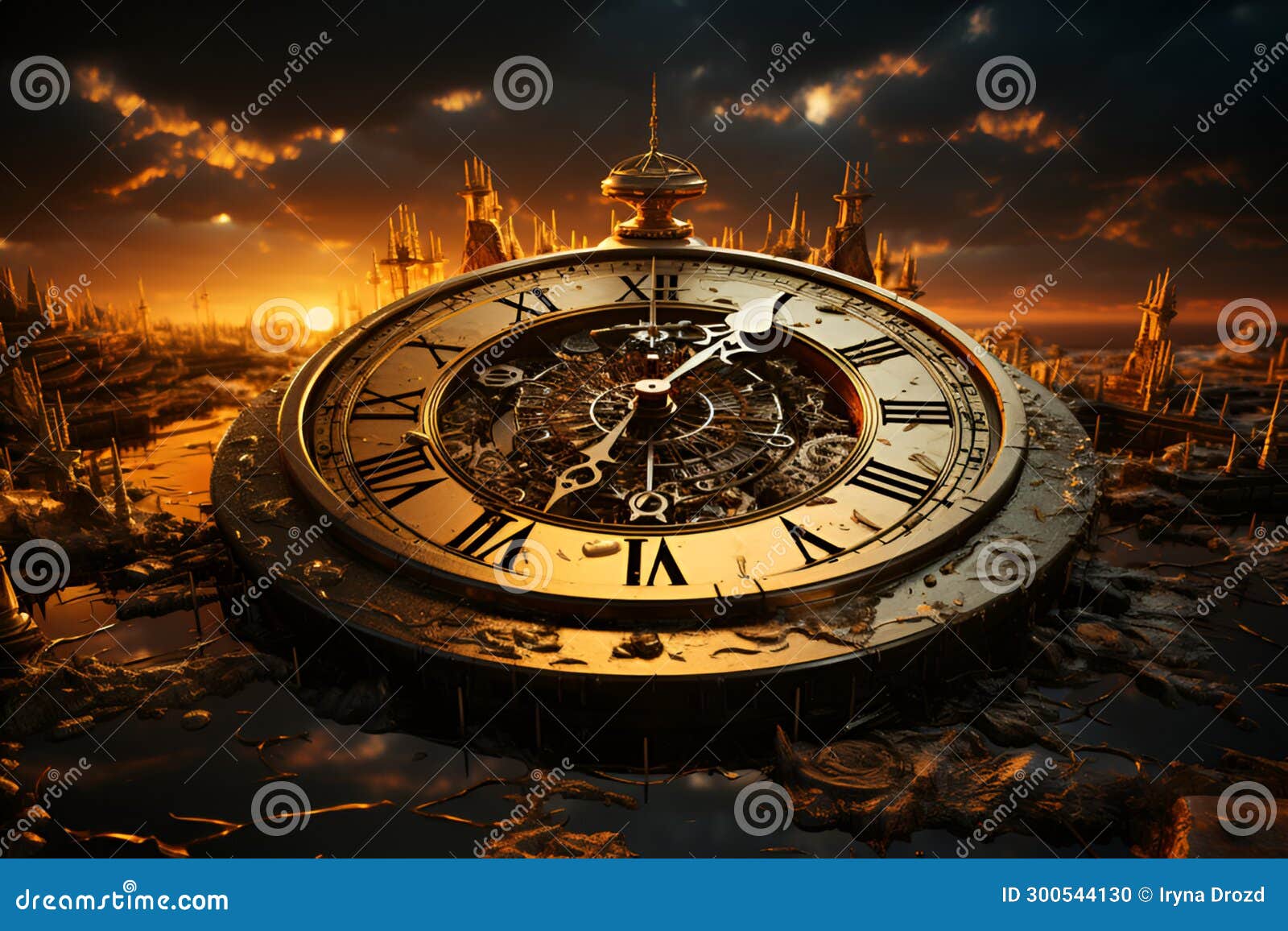 Infinity and Other Time-related Concepts. Future Time Concept Stock ...
