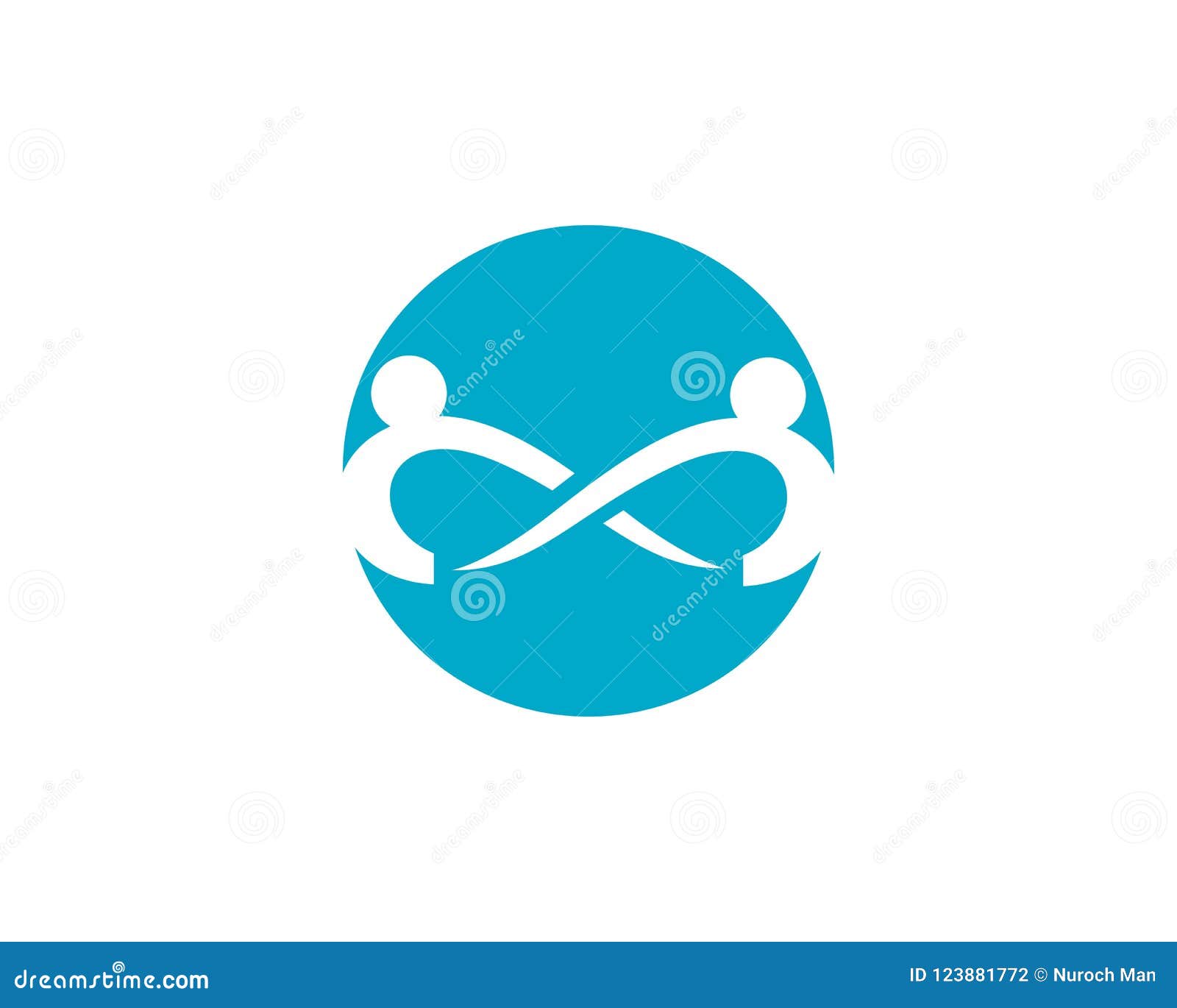 Infinity People Logo Design Template Stock Vector - Illustration of ...