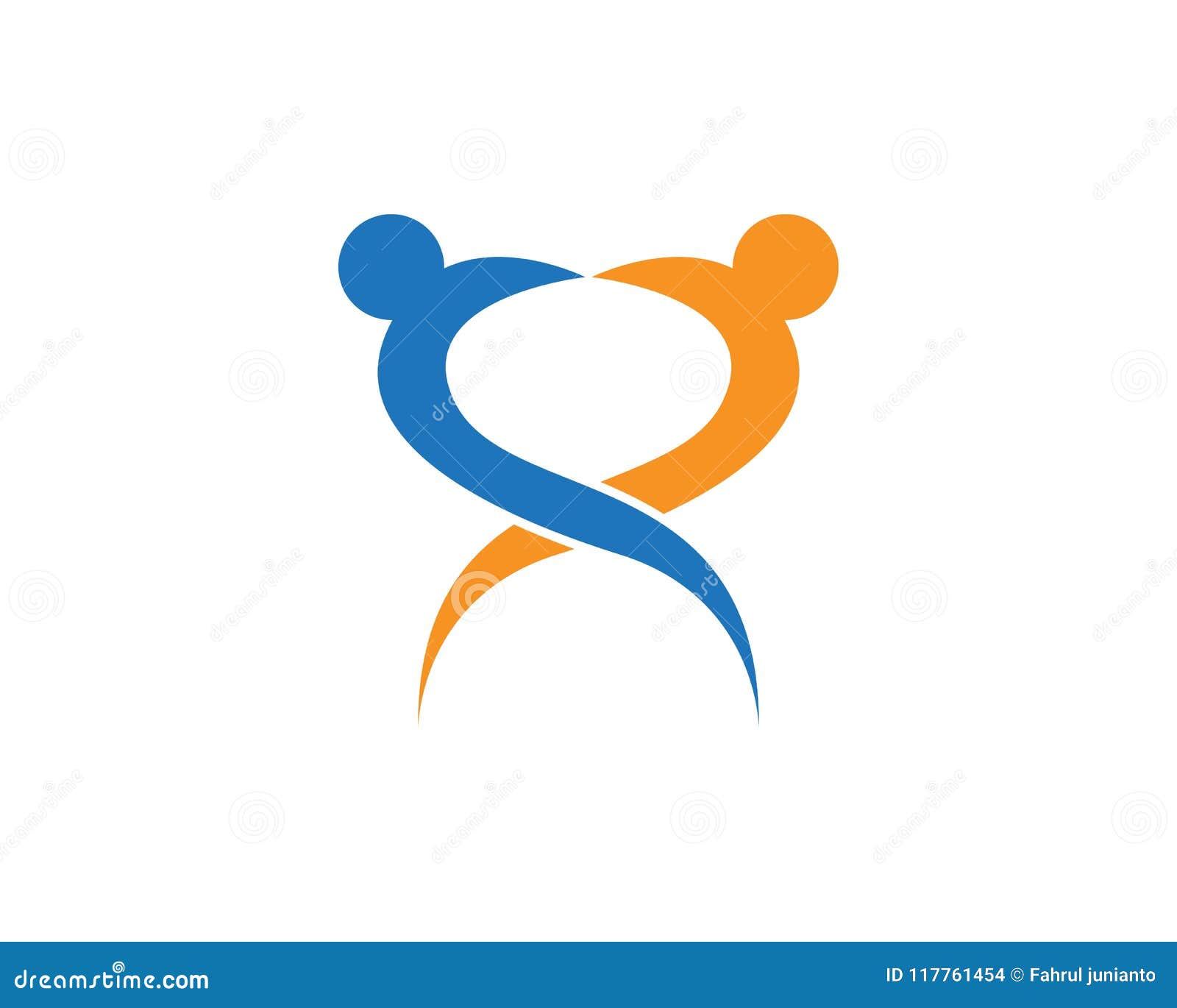 Infinity People Logo Design Template Stock Vector - Illustration of ...