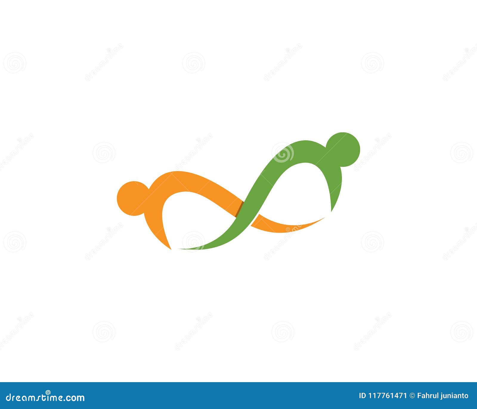 Infinity People Logo Design Template Stock Vector - Illustration of ...