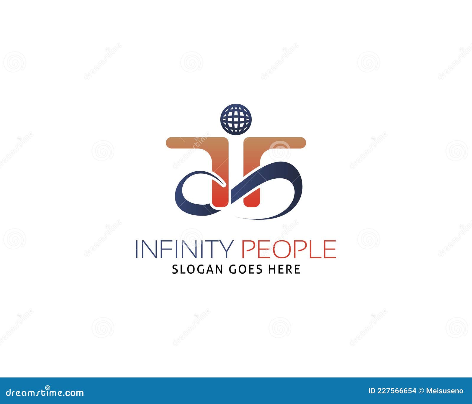 Infinity People Logo Vector Template Stock Vector - Illustration of ...