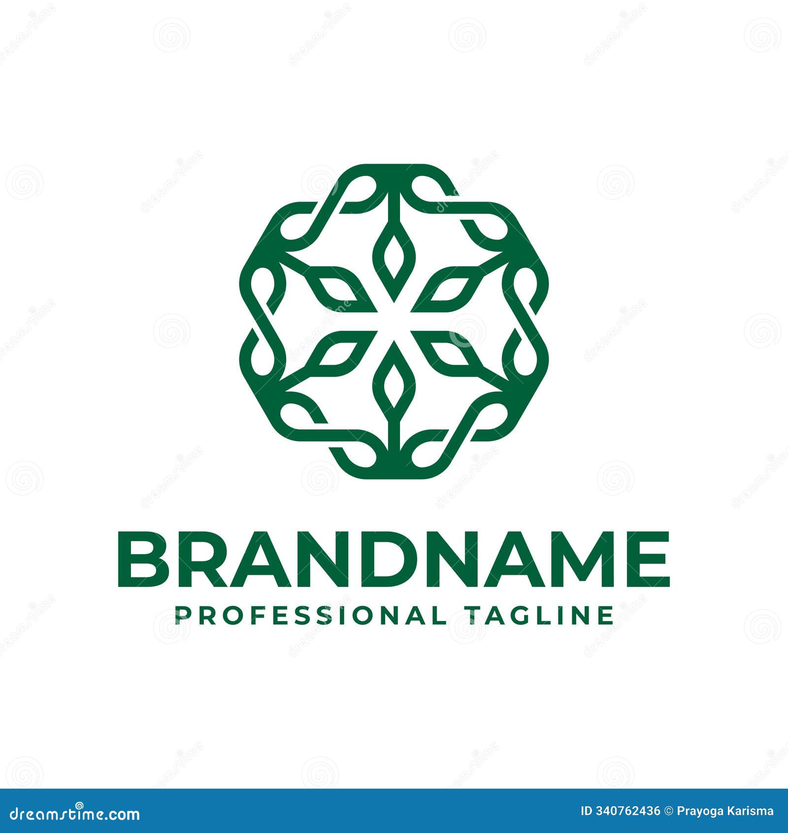 Infinity Plant Logo, Representing Endless Growth, Sustainability, and ...