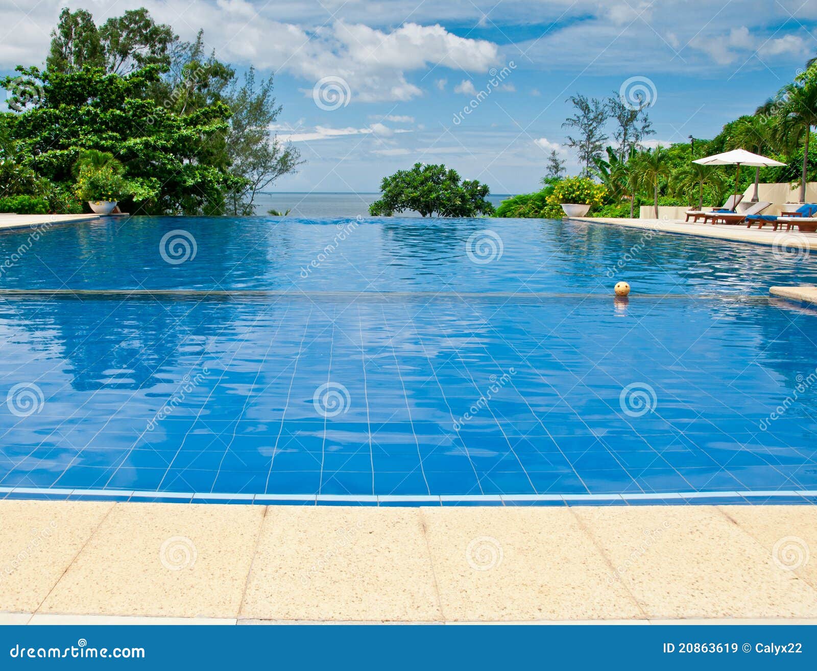 Infinity Pool Royalty-Free Stock Image | CartoonDealer.com #100534756