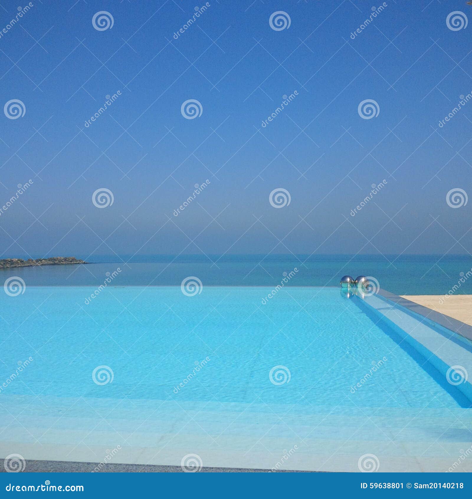 Infinity pool stock image. Image of leading, luxurious - 59638801