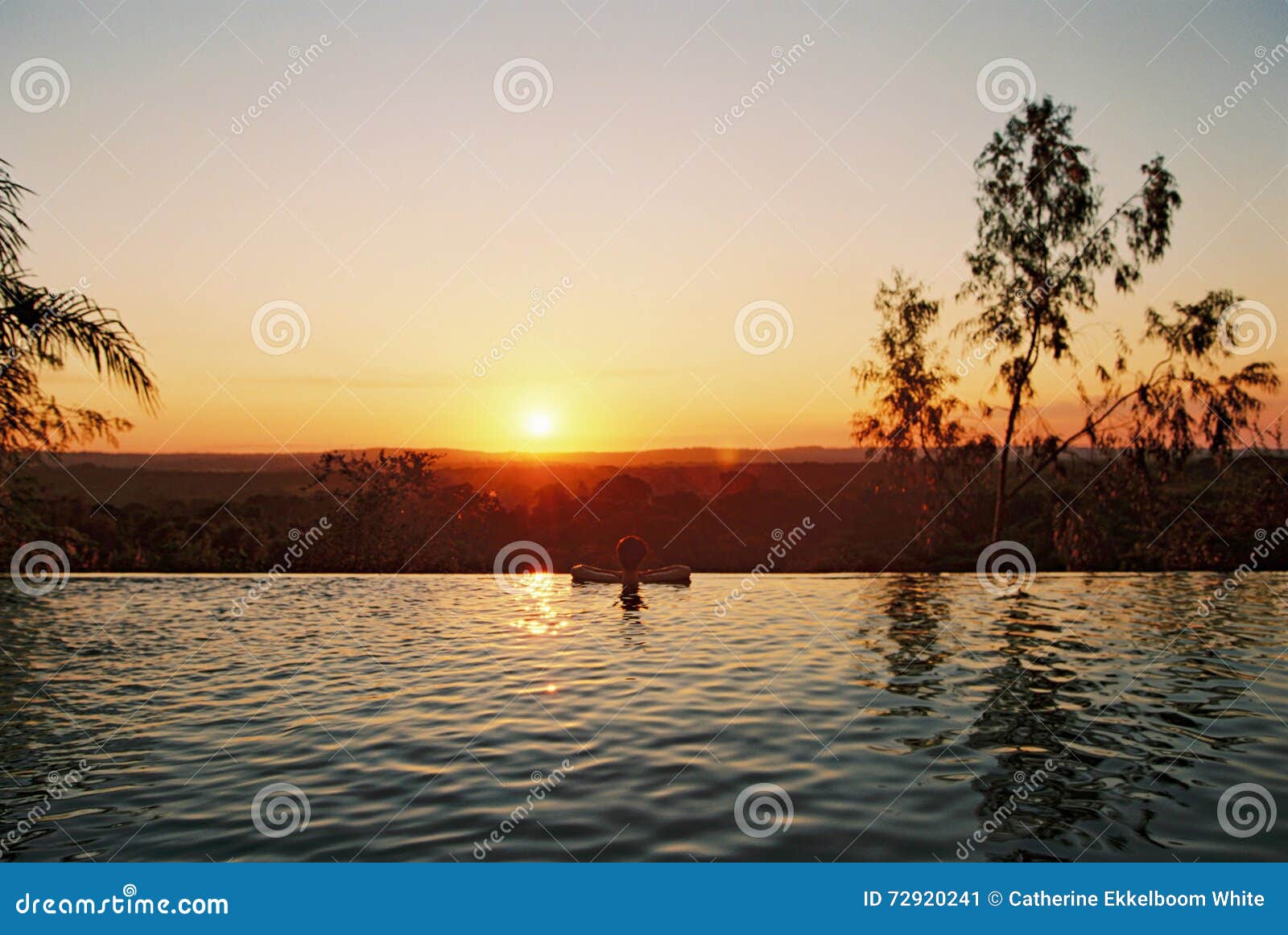 Infinity Pool Sunset stock image. Image of adventure - 72920241