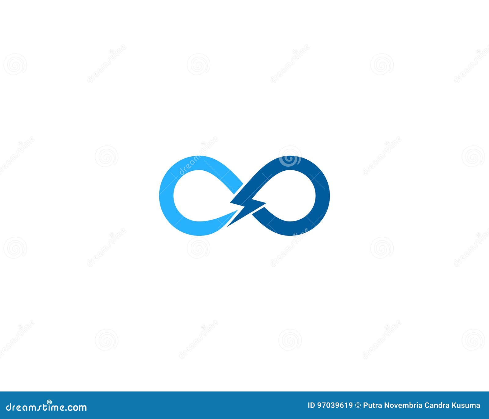 Infinity Power Energy Icon Logo Design Element Stock Vector ...