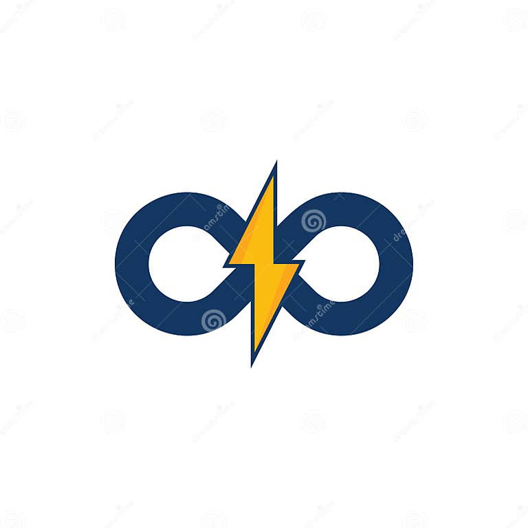 Infinity Power Logo Icon Design Stock Vector - Illustration of graphic ...