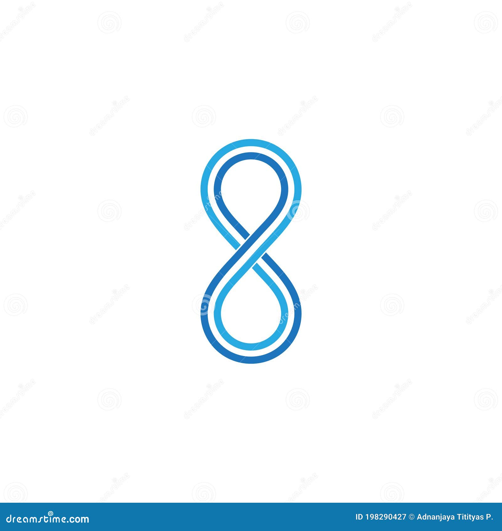 Infinity Pure Drop Water Symbol Logo Vector | CartoonDealer.com #198290427