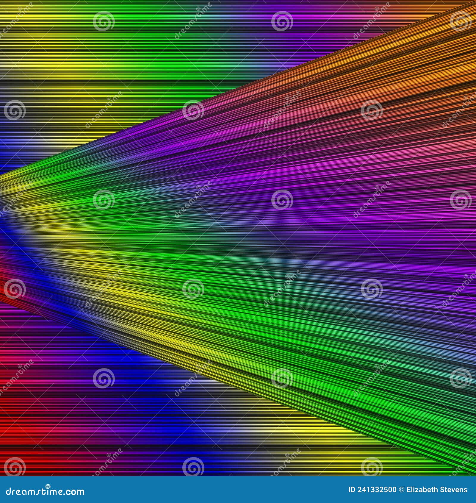 Into an infinity rainbow stock illustration. Illustration of pattern ...