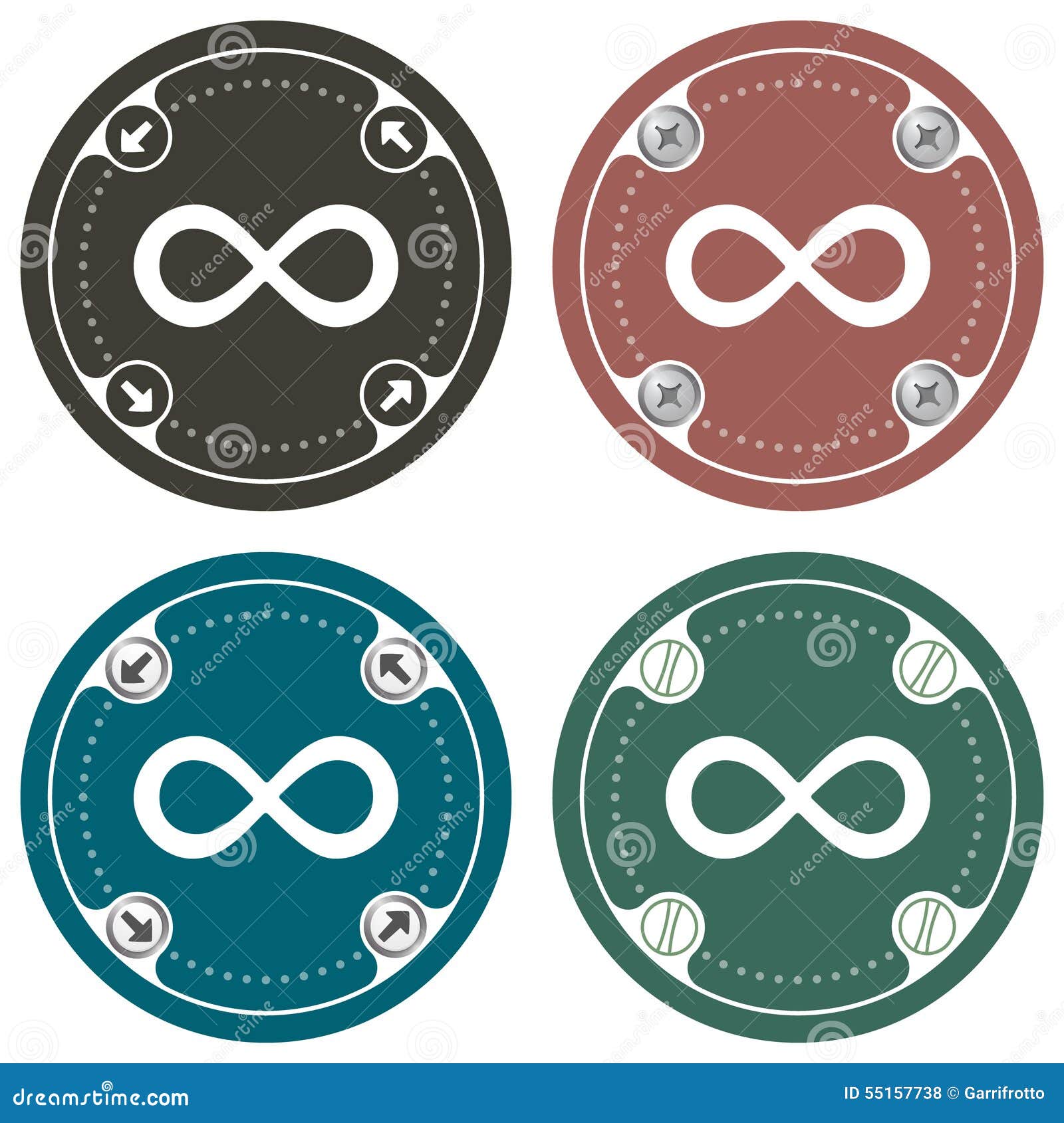 Infinity stock vector. Illustration of four, formula - 55157738