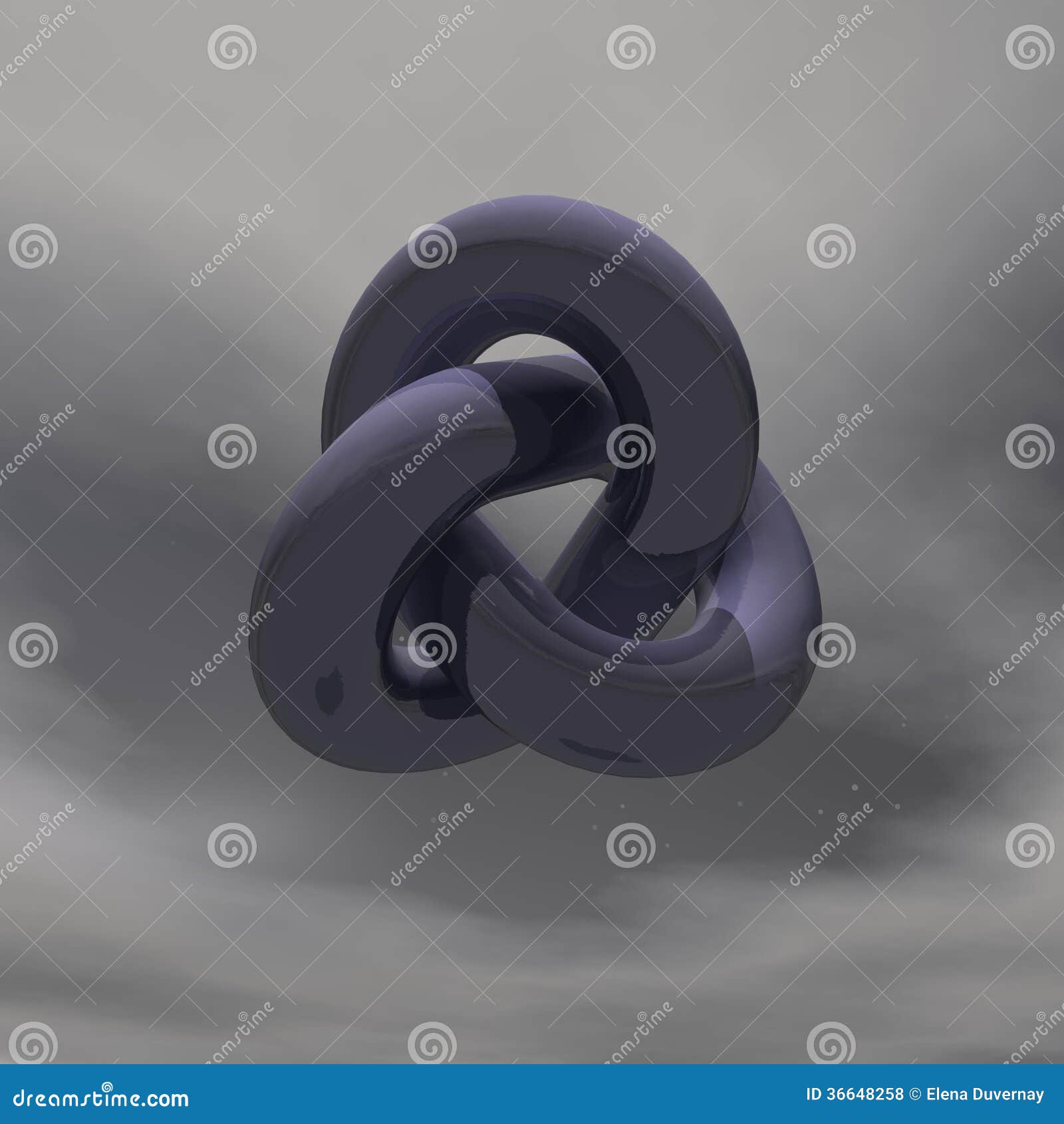 Infinity Shape Logo, Three OOO Letters Connection, Thin Parallel ...