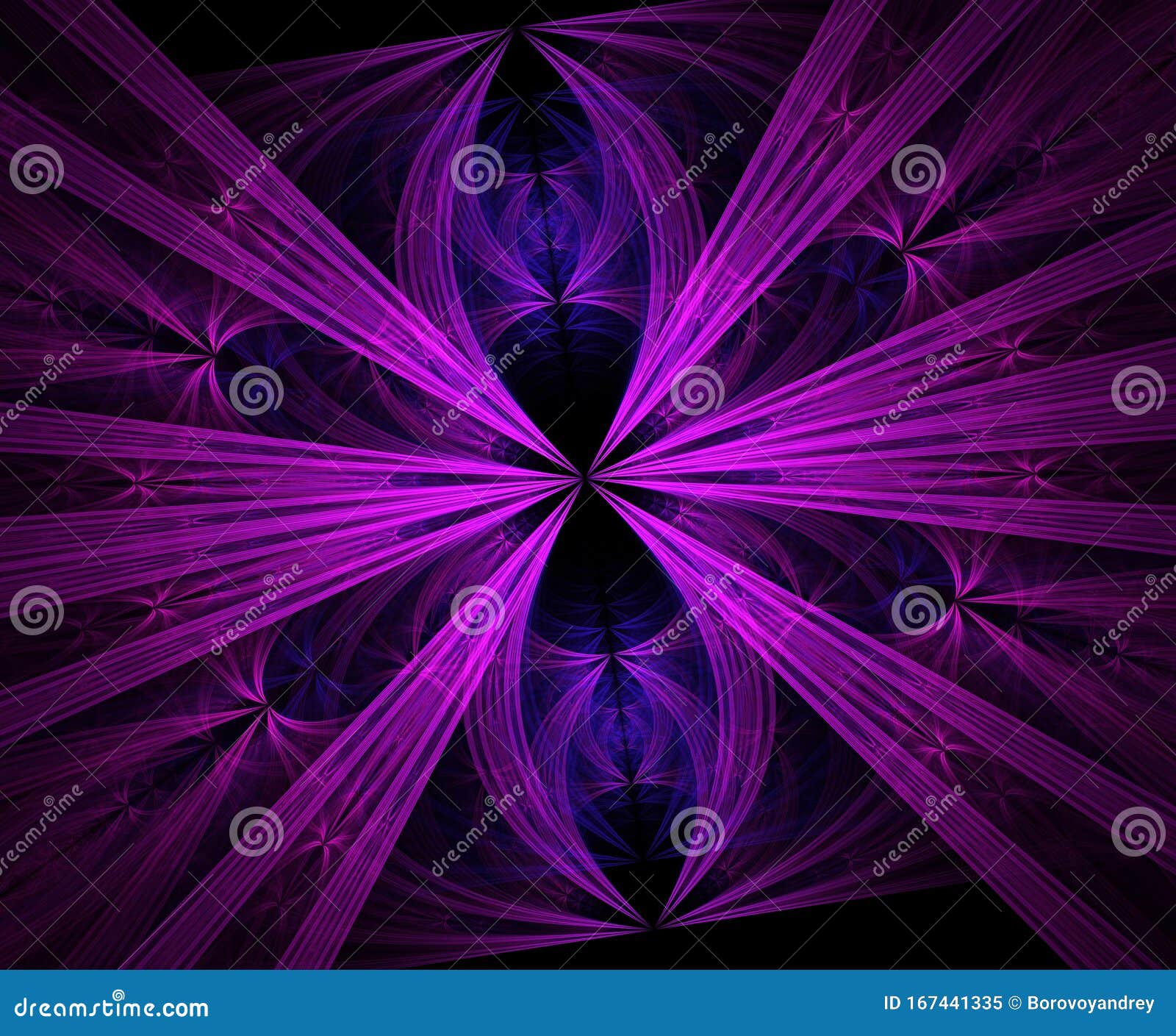Infinity Sign. Abstract High Resolution Fractal Background with Shining ...