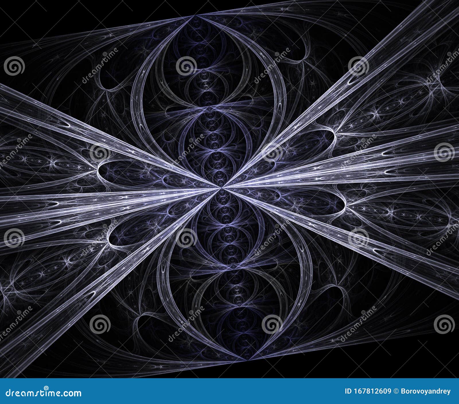 Infinity Sign. Abstract High Resolution Fractal Background with Shining ...