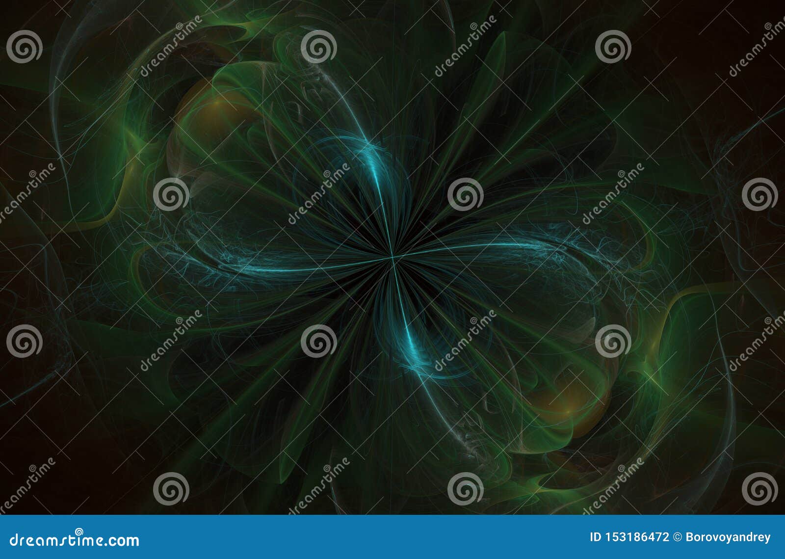 Infinity Sign, Computer Generated Fractal Stock Illustration ...