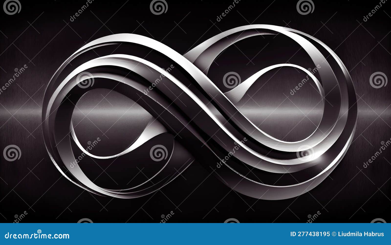 Infinity Sign 3d. Generative AI Stock Illustration - Illustration of ...