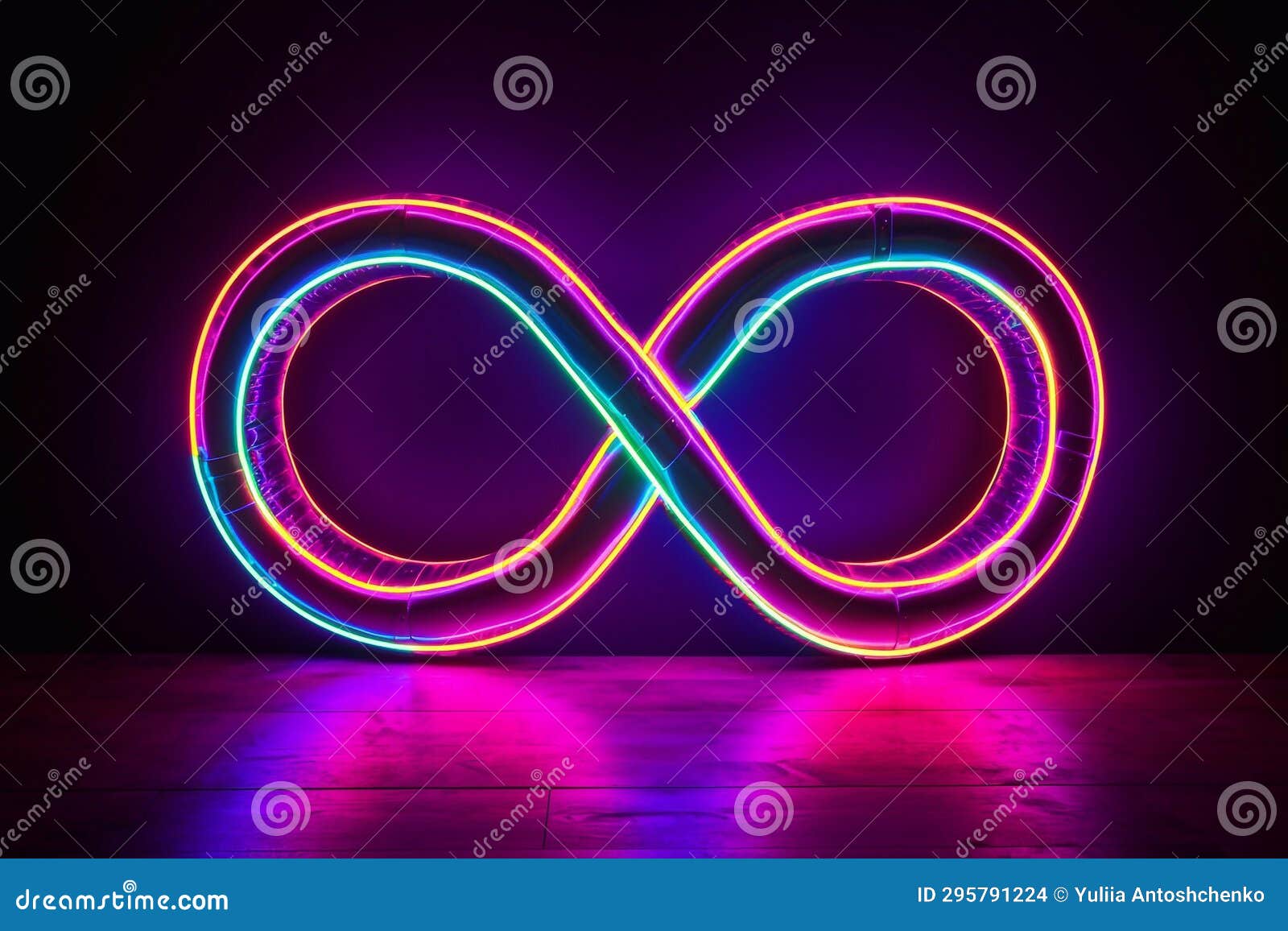 An infinity sign. stock illustration. Illustration of number - 295791224