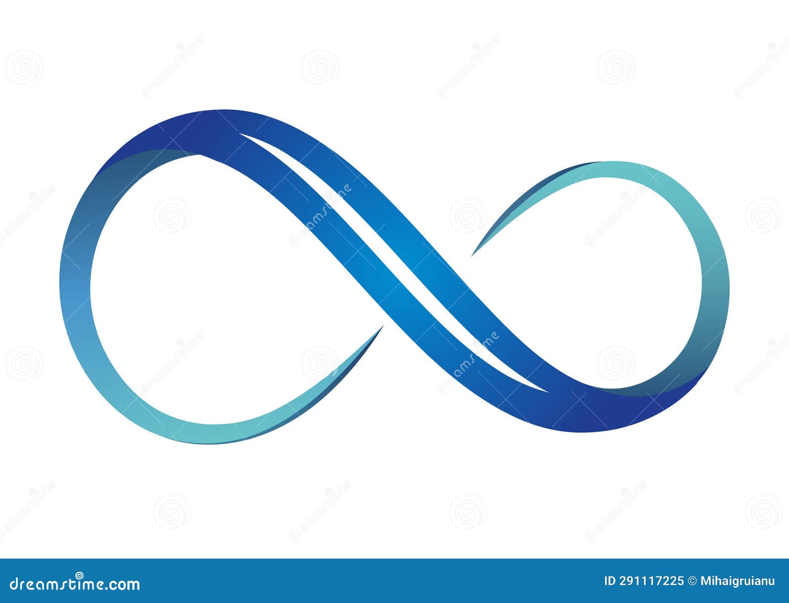 Infinity Sign Logo Template Design Vector Stock Illustration ...