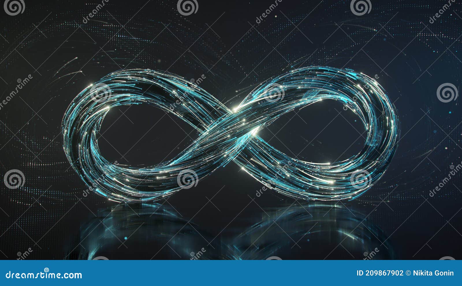 Infinity Sign Symbol of Endless 3D Render Illustration Stock ...