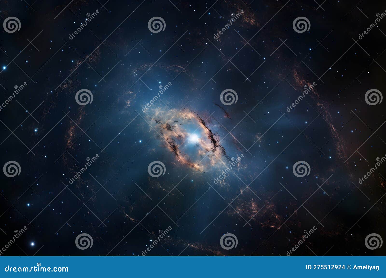 Infinity of Space, Cosmic Nebula Stars Planets, Collision of Stars ...