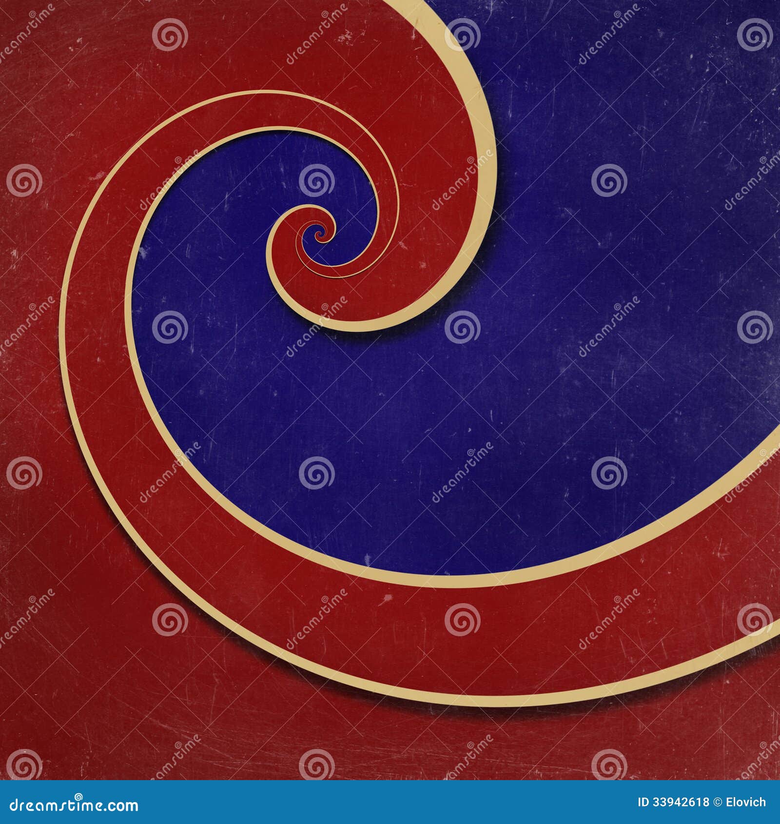 Infinity Spiral Grunge Background Stock Illustration - Illustration of ...