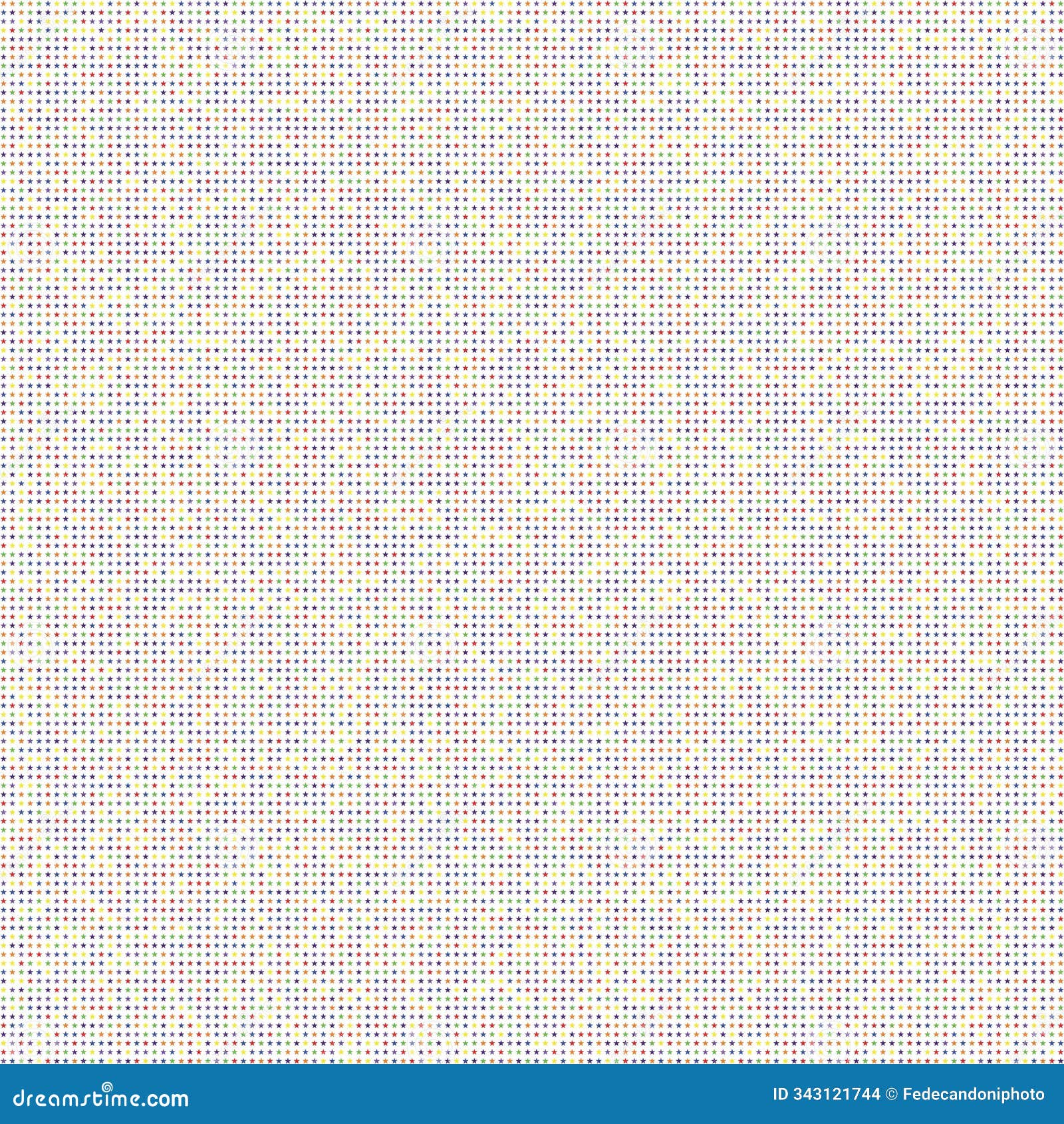 Infinity of Stars and Tiny Brightly Colored Stars on a White Background ...