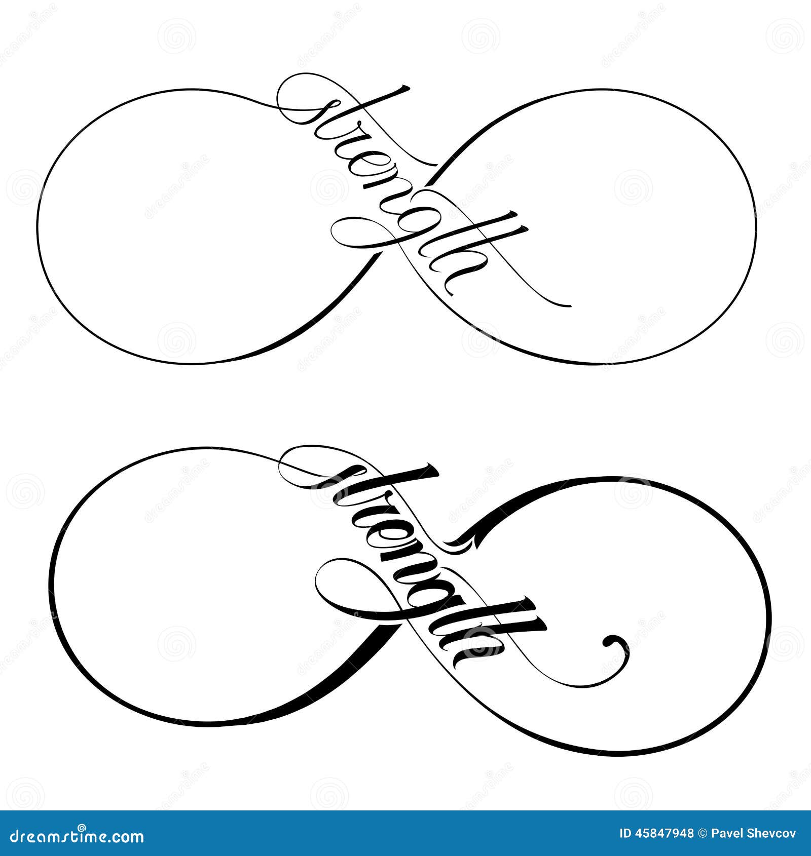 Strength Infinity Tattoo