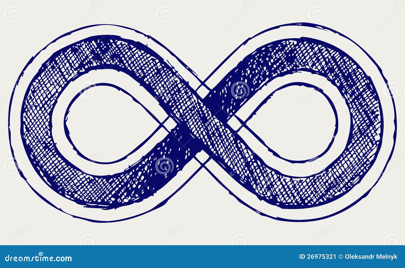 Infinity symbol stock vector. Illustration of doodle - 26975321