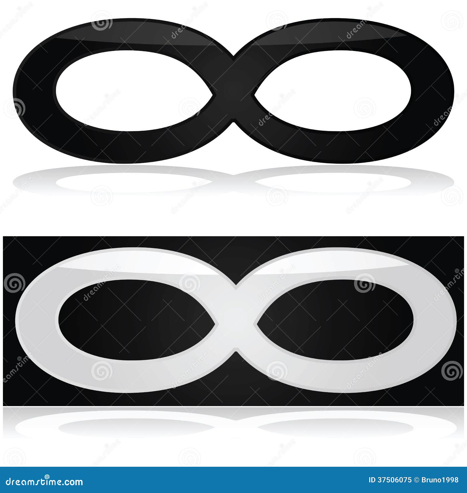Infinity Symbol Cartoon Vector | CartoonDealer.com #37506075