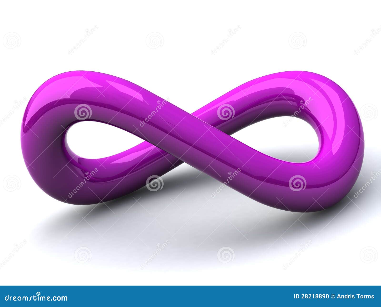 Violet Infinity Symbol Icon. Hand Drawn Watercolor Vectori Illustration ...