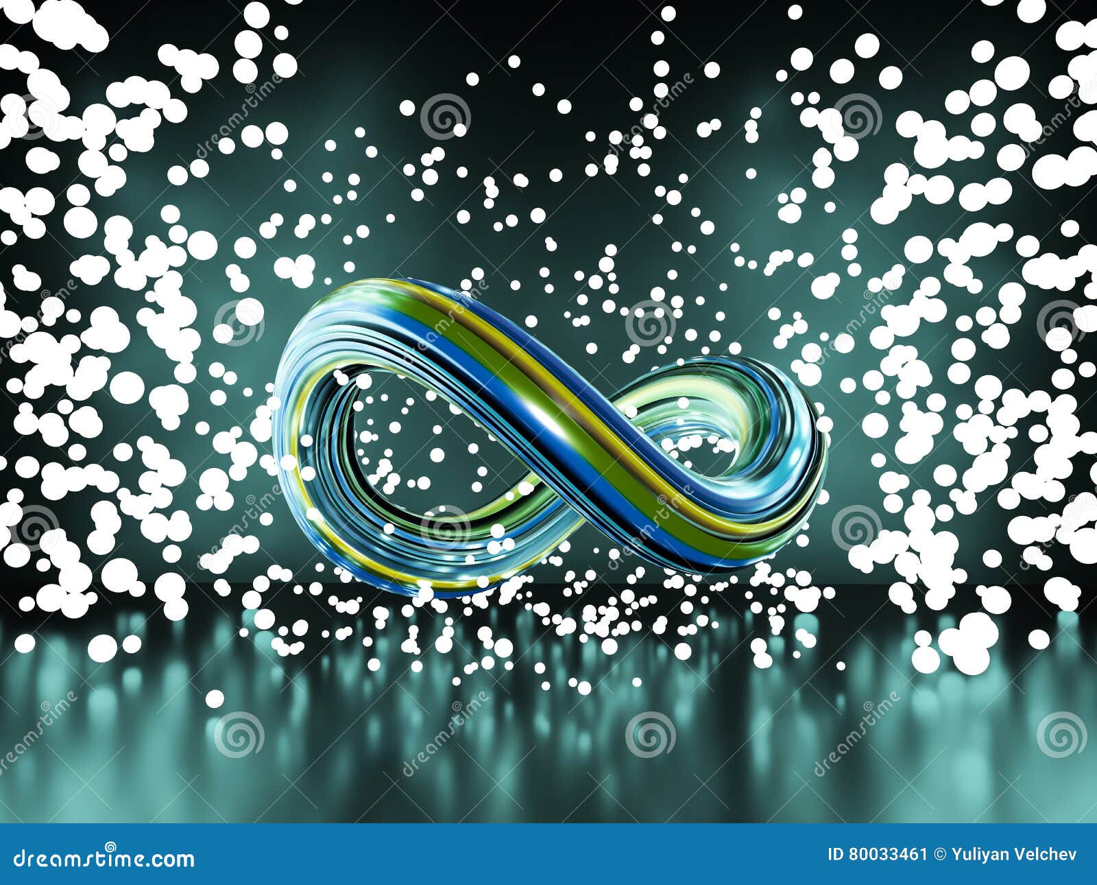 Infinity symbol background stock illustration. Illustration of shiny ...