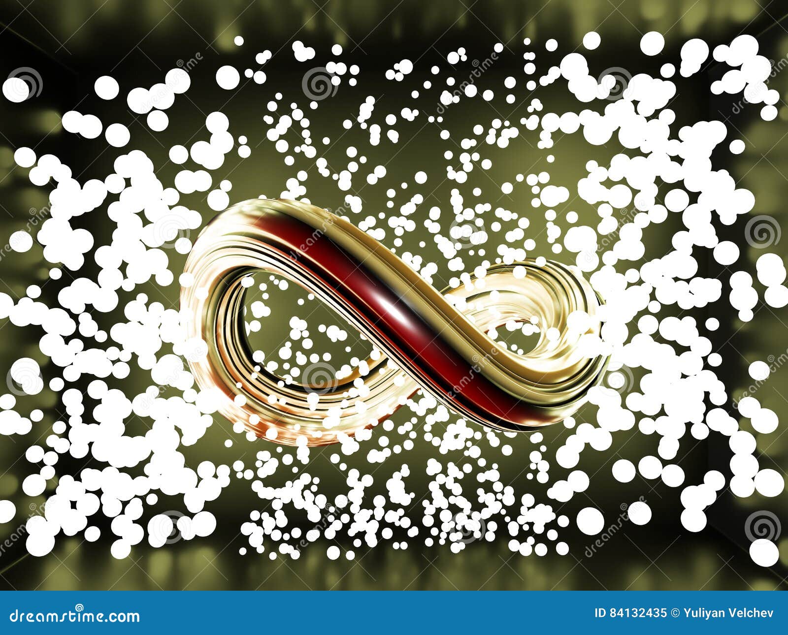 Infinity symbol background stock illustration. Illustration of illusion ...