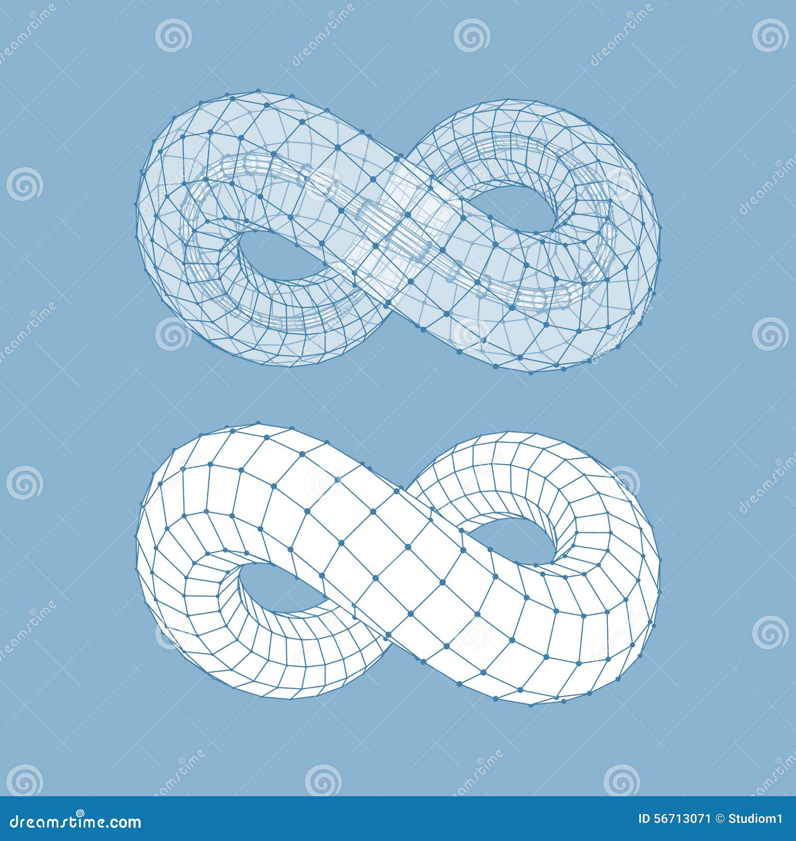 Infinity Symbol. Can Be Used As Design Element Stock Vector ...