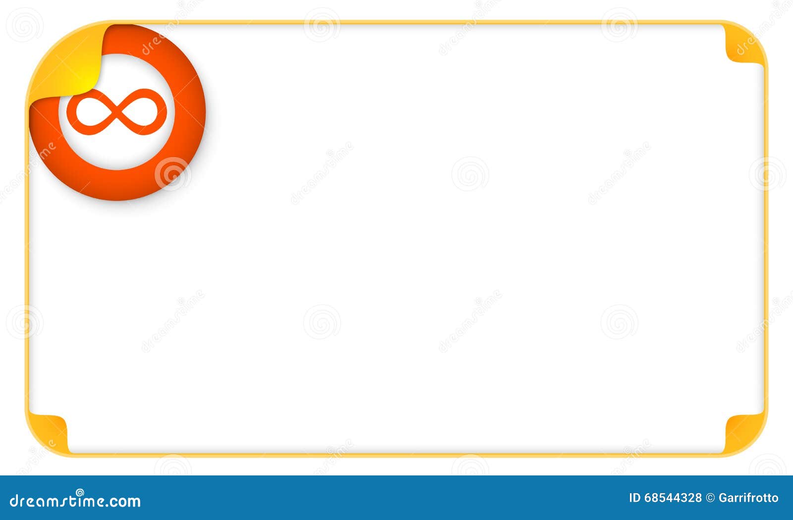 Infinity symbol stock vector. Illustration of infinity - 68544328