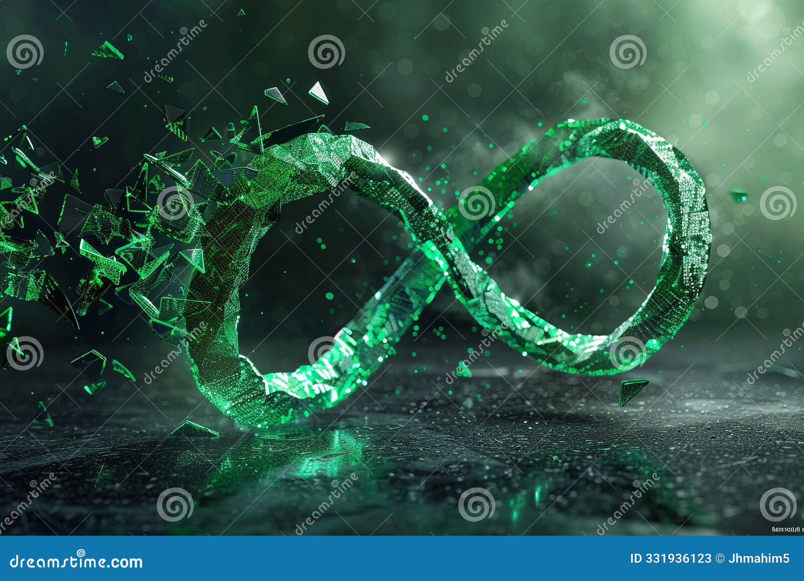 The Infinity Symbol a Concept of Eternity Stock Illustration ...