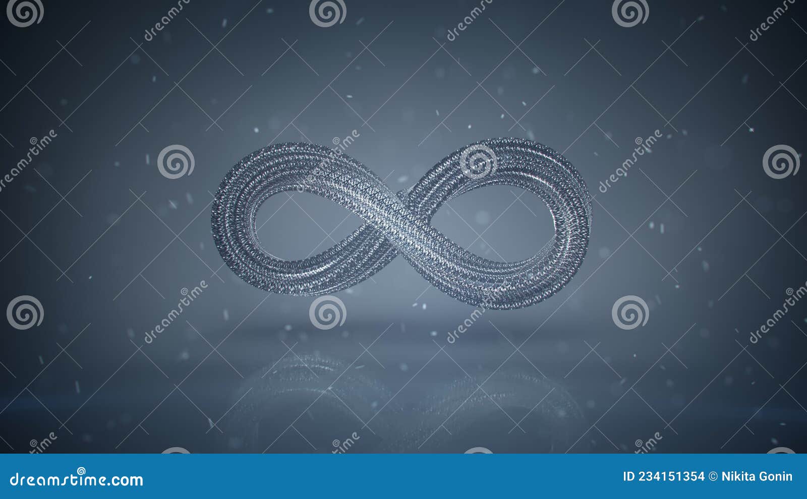 Infinity Symbol 3D Rendering Illustration Stock Illustration ...